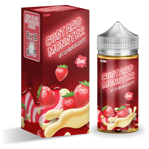 Strawberry Custard Monster by Monster Vape Labs | Vaper's Club