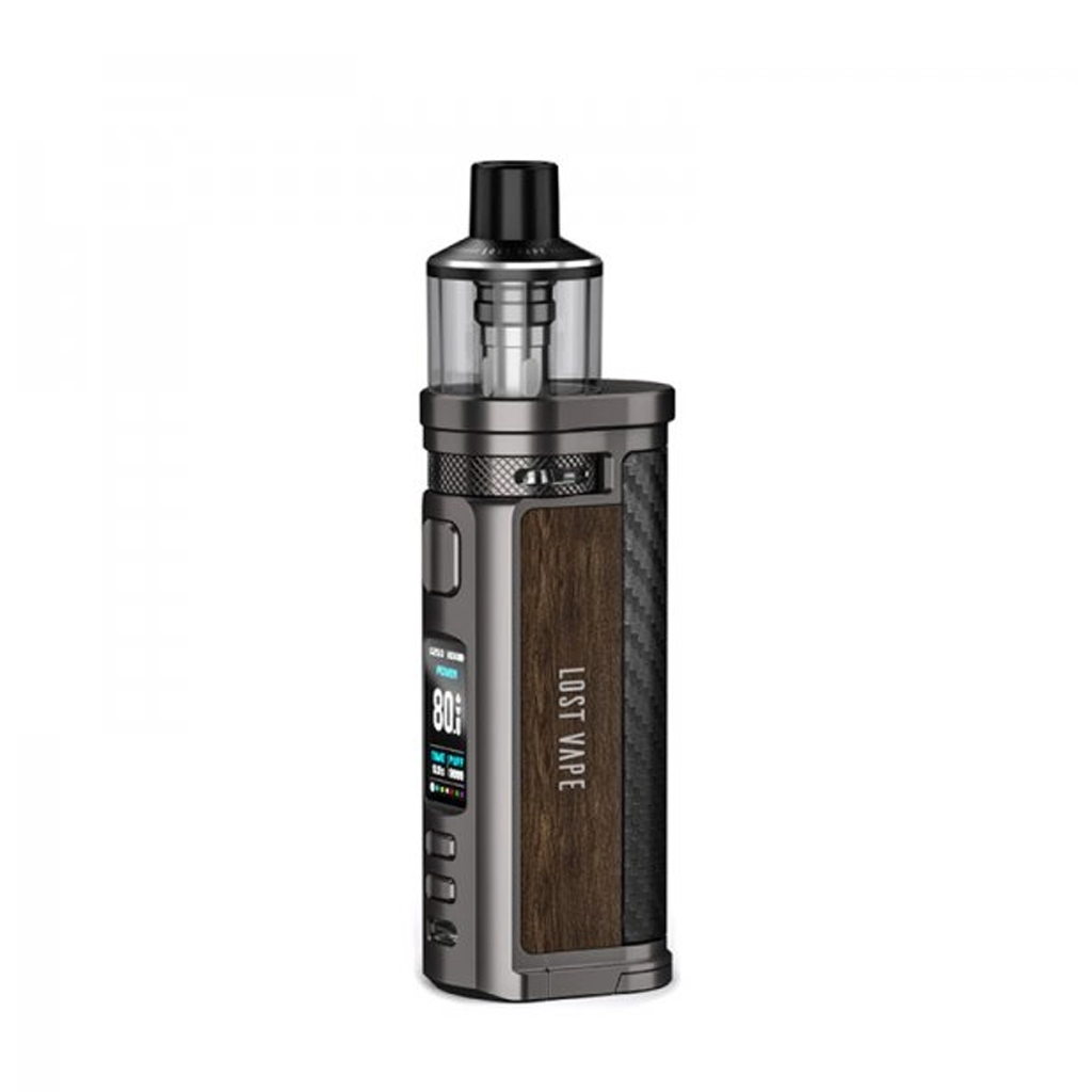 Lost Vape Centaurus Q80 [Gunmetal+Teak Wood] | Vaper's Club