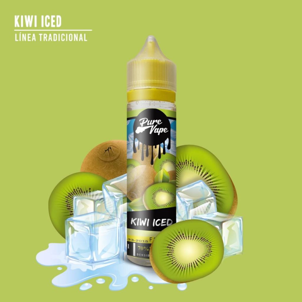 Kiwi Iced by Pure Vape Classic 60ml | Vaper's Club