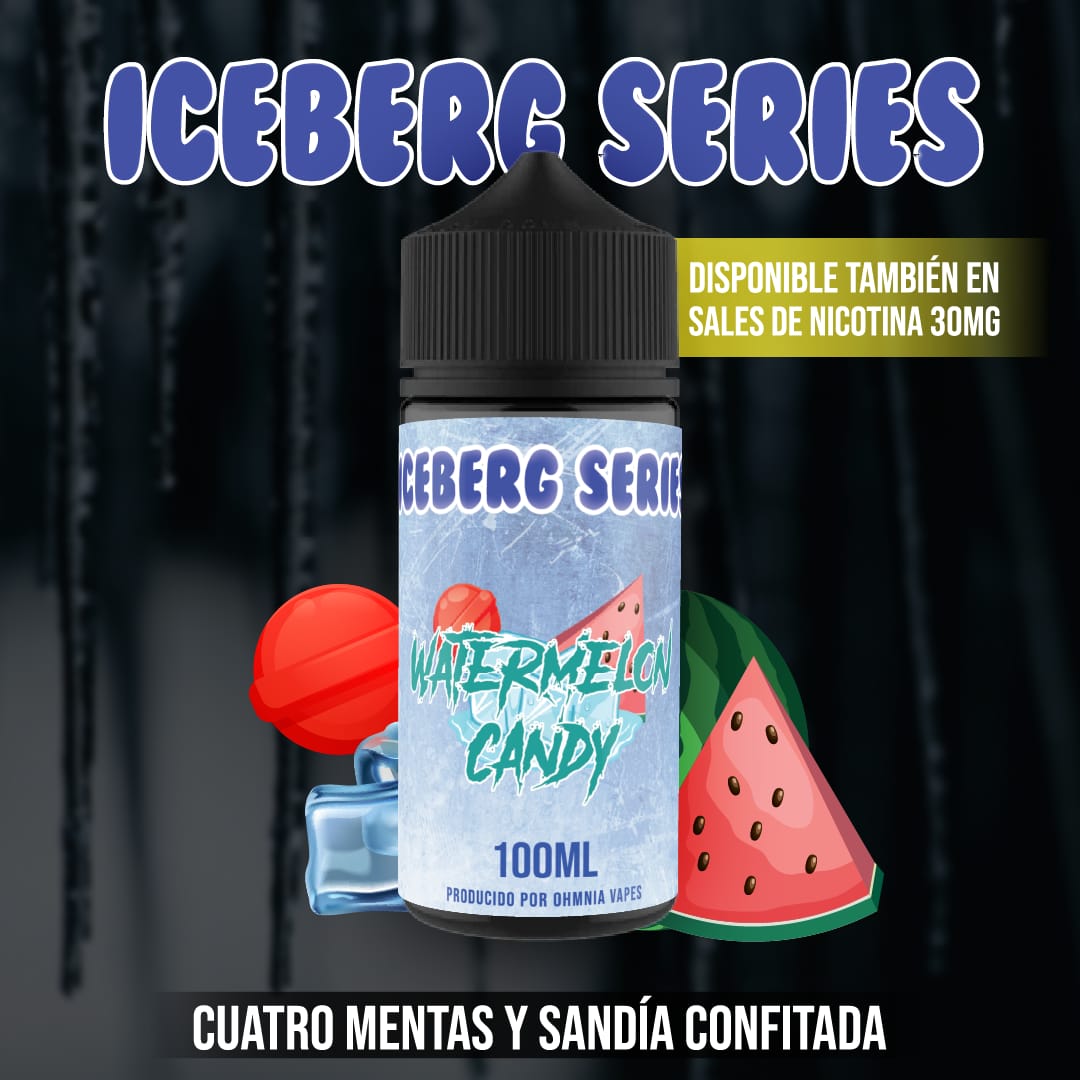 Watermelon Candy by Pirate Cloud Iceberg Series 100ml | Vaper's Club