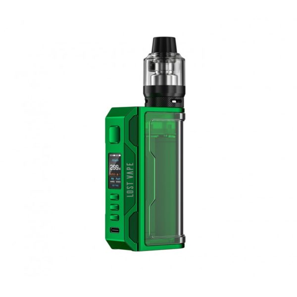 Lost Vape Thelema Quest 200W Kit [Emerald Green Clear] | Vaper's Club