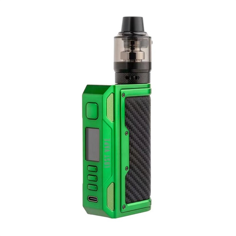 Lost Vape Thelema Quest 200W Kit [Esmerald Green+Carbon Fiber ] | Vaper ...