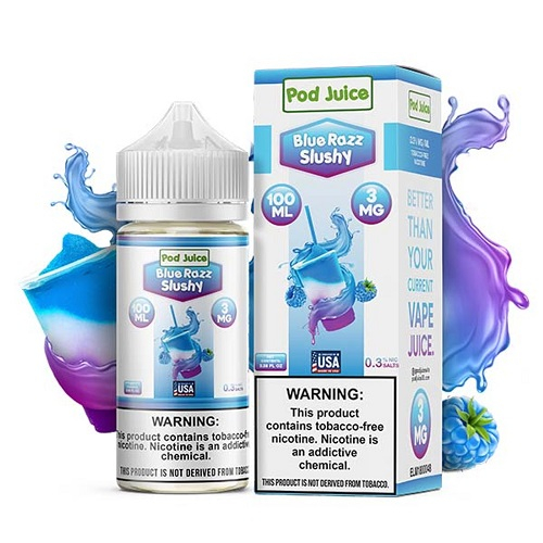Blue Razz Slushy by Pod Juice | Vaper's Club