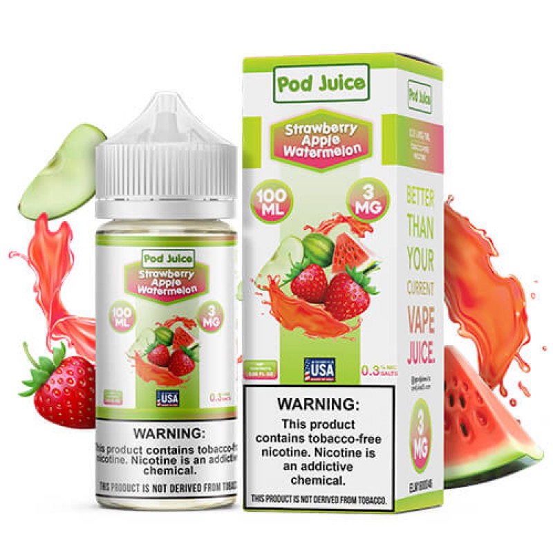 Strawberry Apple Watermelon by Pod Juice | Vaper's Club